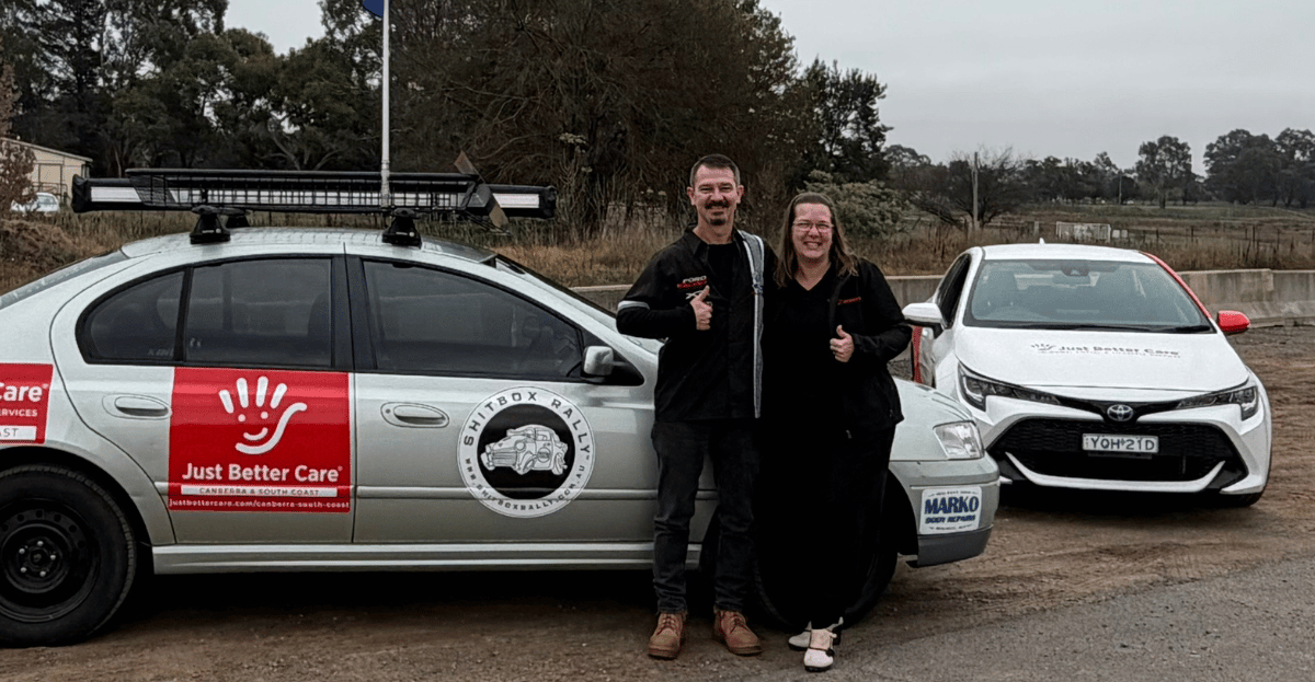 Canberra father and son tackle the Shitbox Rally for Cancer Council ...